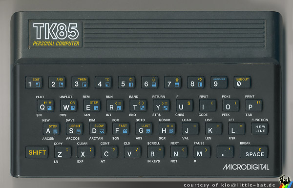 The TK85 from Microdigital, Brazil